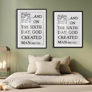 On the Sixth Day, God Created Manchester Print, Affleck’s Palace Mosaic ...