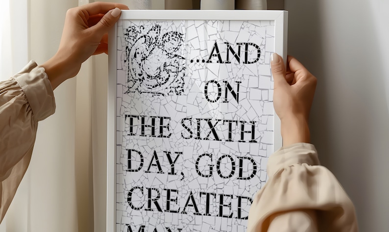 On the Sixth Day, God Created Manchester Print, Affleck’s Palace Mosaic ...