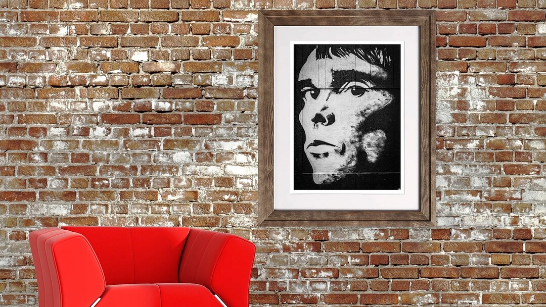 Manchester Graffiti Print: Iconic Ian Brown & Stone Rosies Inspired Art ...