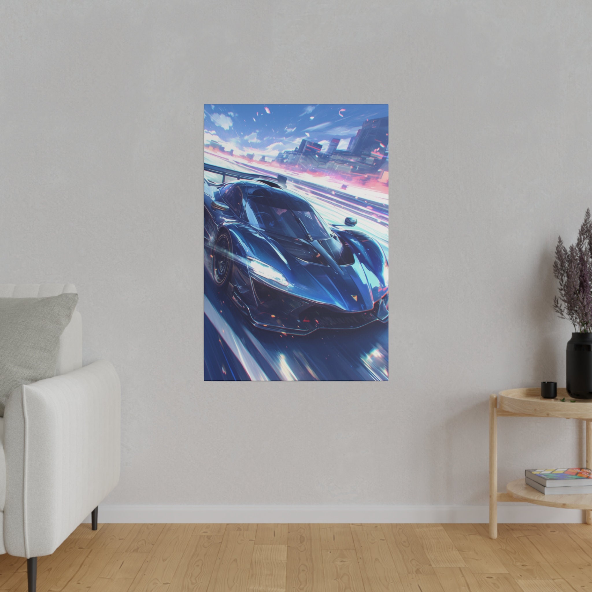 Neon Velocity: Futuristic JDM Racer High-speed Art Print - Etsy