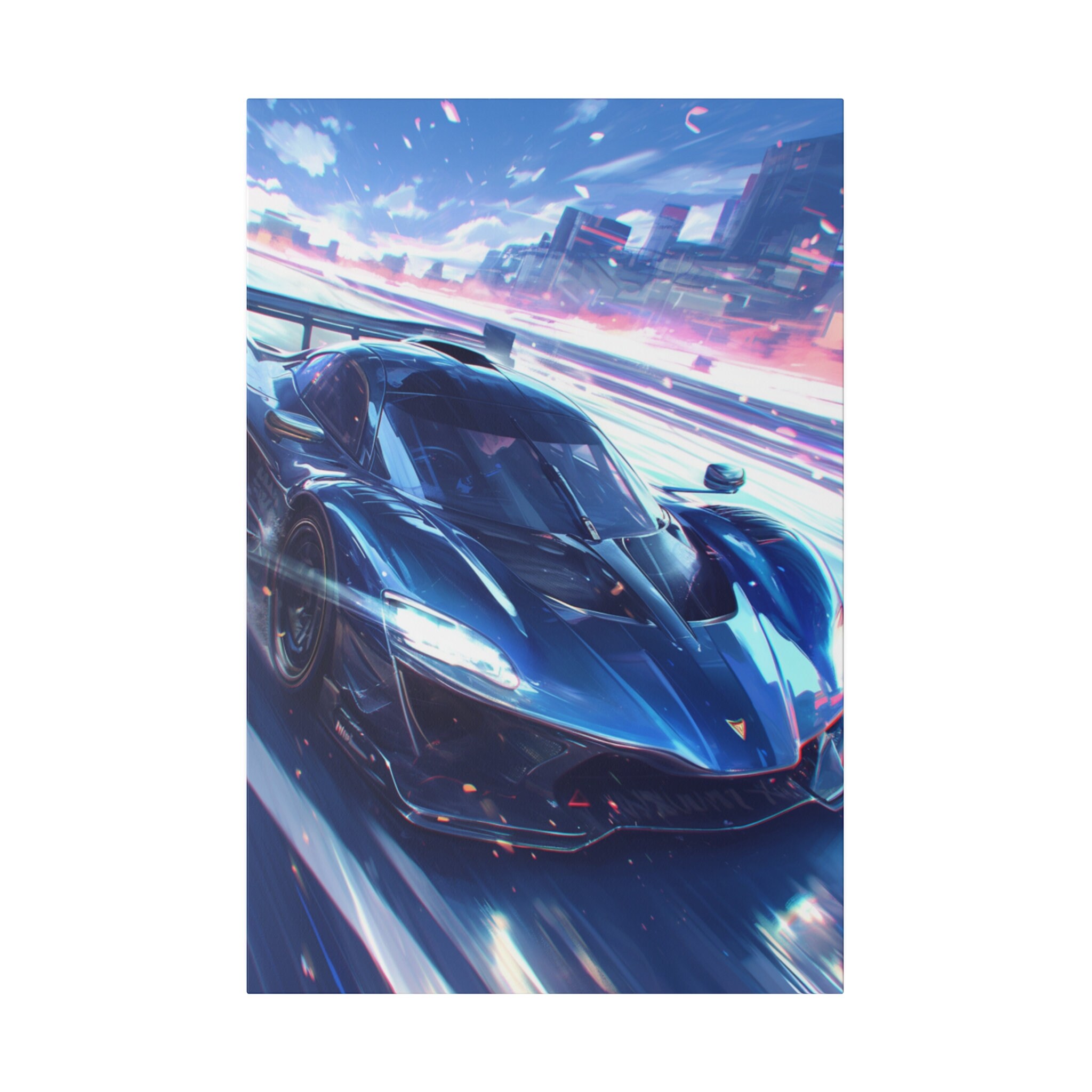 Neon Velocity: Futuristic JDM Racer High-speed Art Print - Etsy