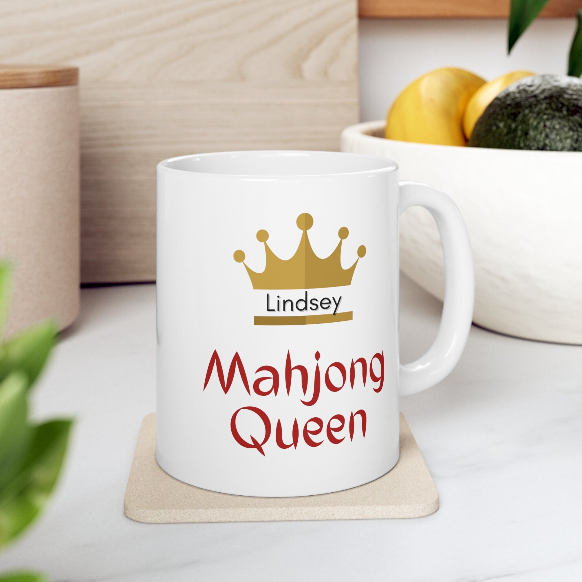 Personalized Mahjong Gift, Personalized Mahjong Queen Gift, Mahjong ...