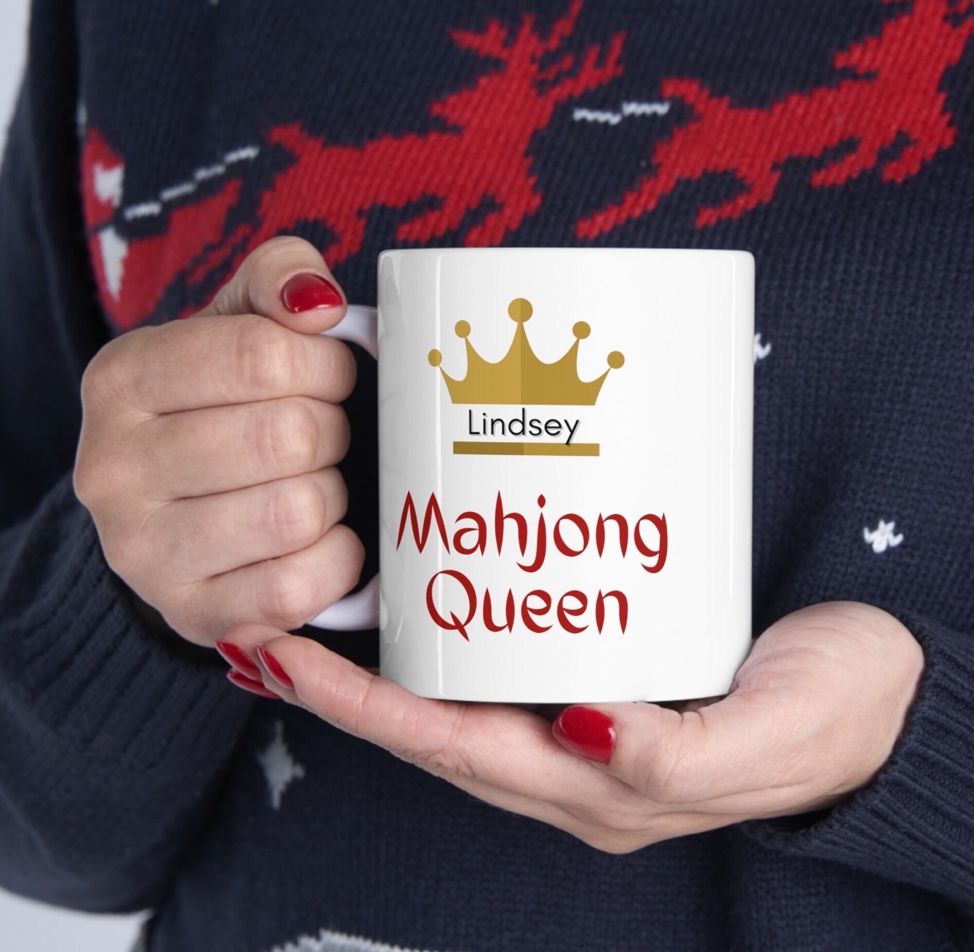 Personalized Mahjong Gift, Personalized Mahjong Queen Gift, Mahjong ...