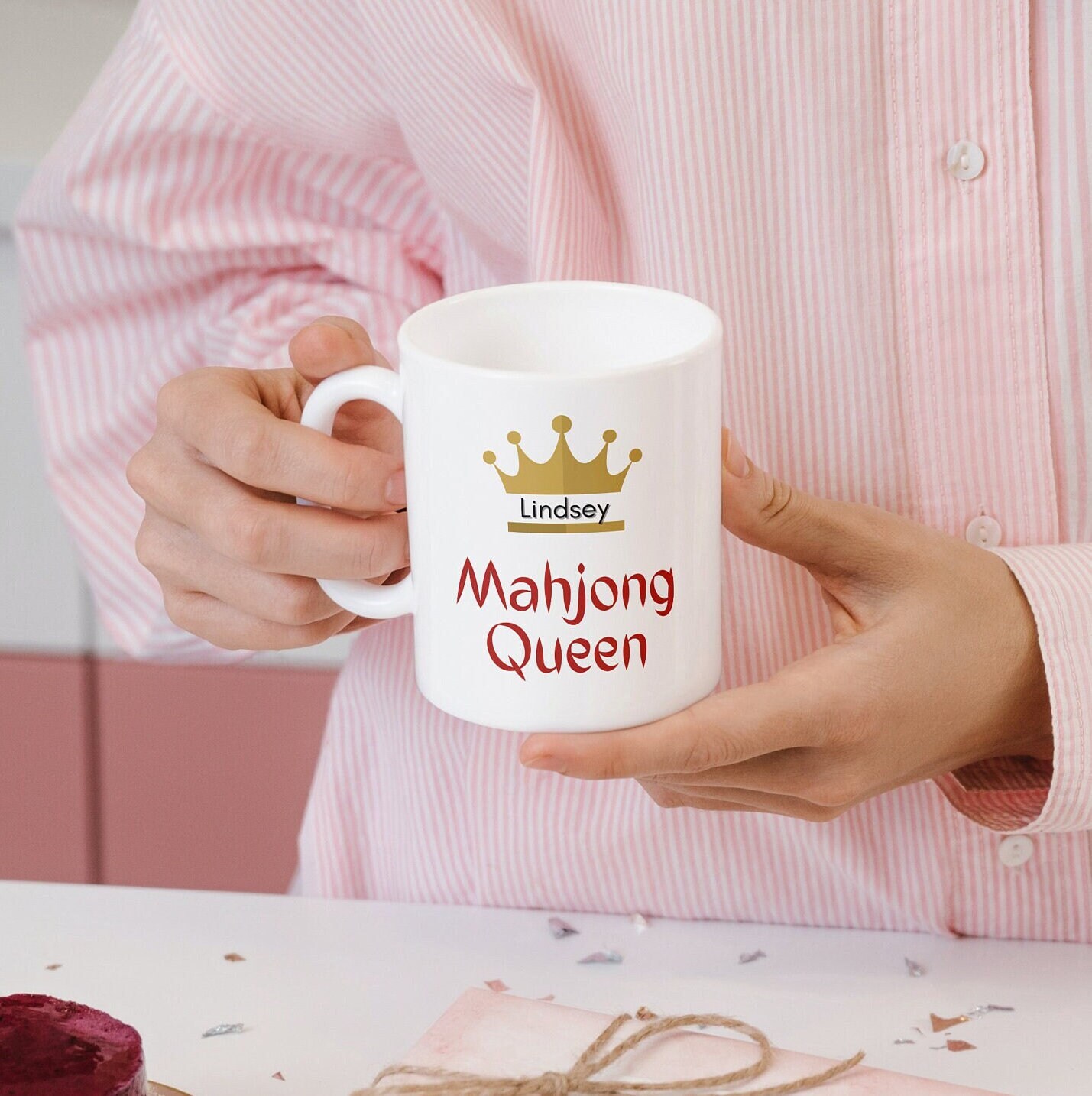 Personalized Mahjong Gift, Personalized Mahjong Queen Gift, Mahjong ...