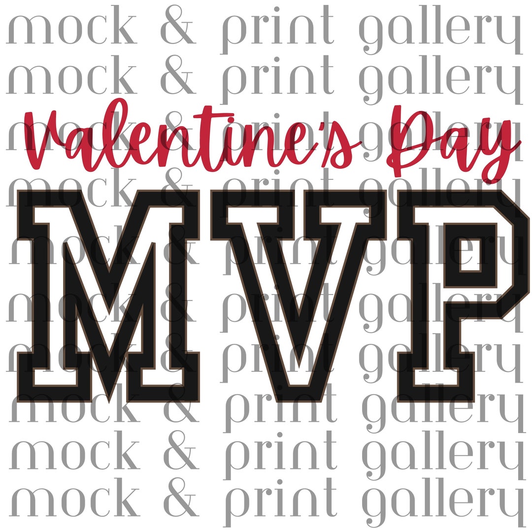 Varsity Letters Valentine's Day Digital Files SVG PNG, Valentine's Day ...