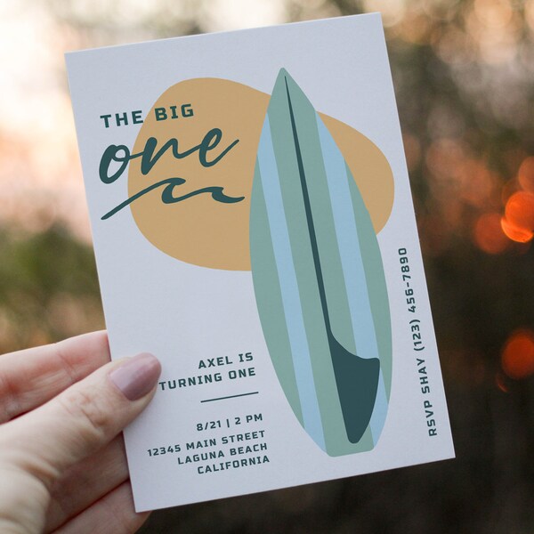 1st Birthday Surf - Etsy