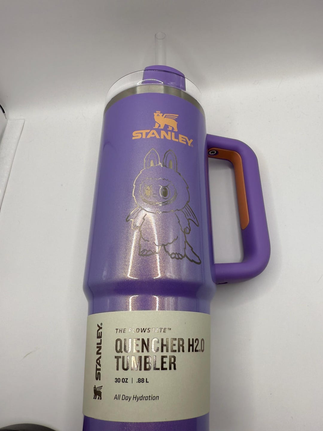 Stanley Labubu Angel in the Cloud 30oz Quencher Periwinkle Shimmer - Etsy