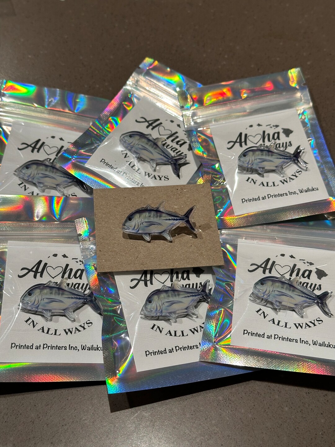 Aloha Always in All Ways Acrylic Ulua Pin - Etsy