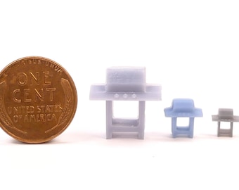 Grill With Lid (no Propane Tank) - HO Scale, N Scale, Z Scale, S Scale ...
