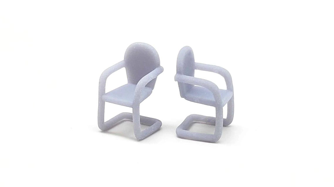 Lawn Chairs Set - HO Scale, S Scale | Model Train Scenery - Etsy