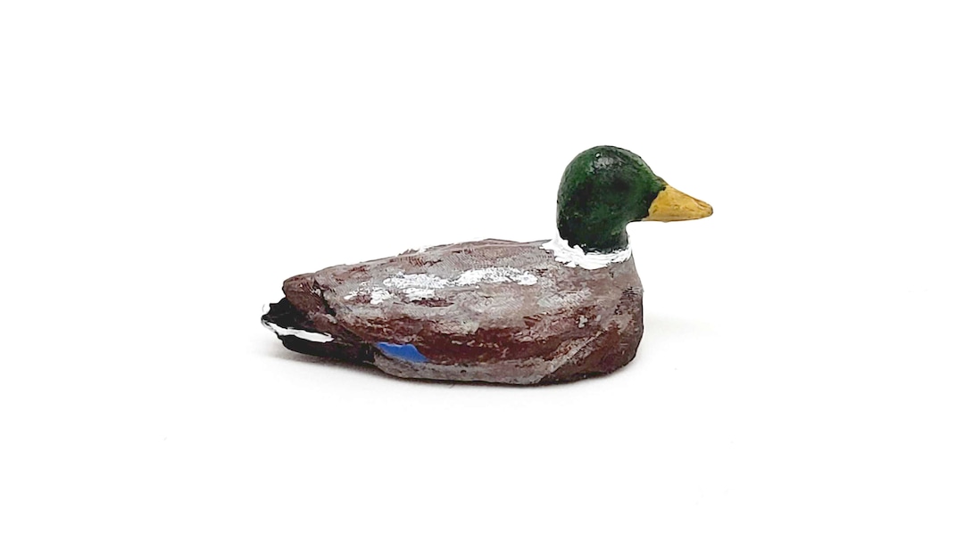 Quarter Scale Duck, Miniature Animals for Dollhouse, Unpainted - Etsy