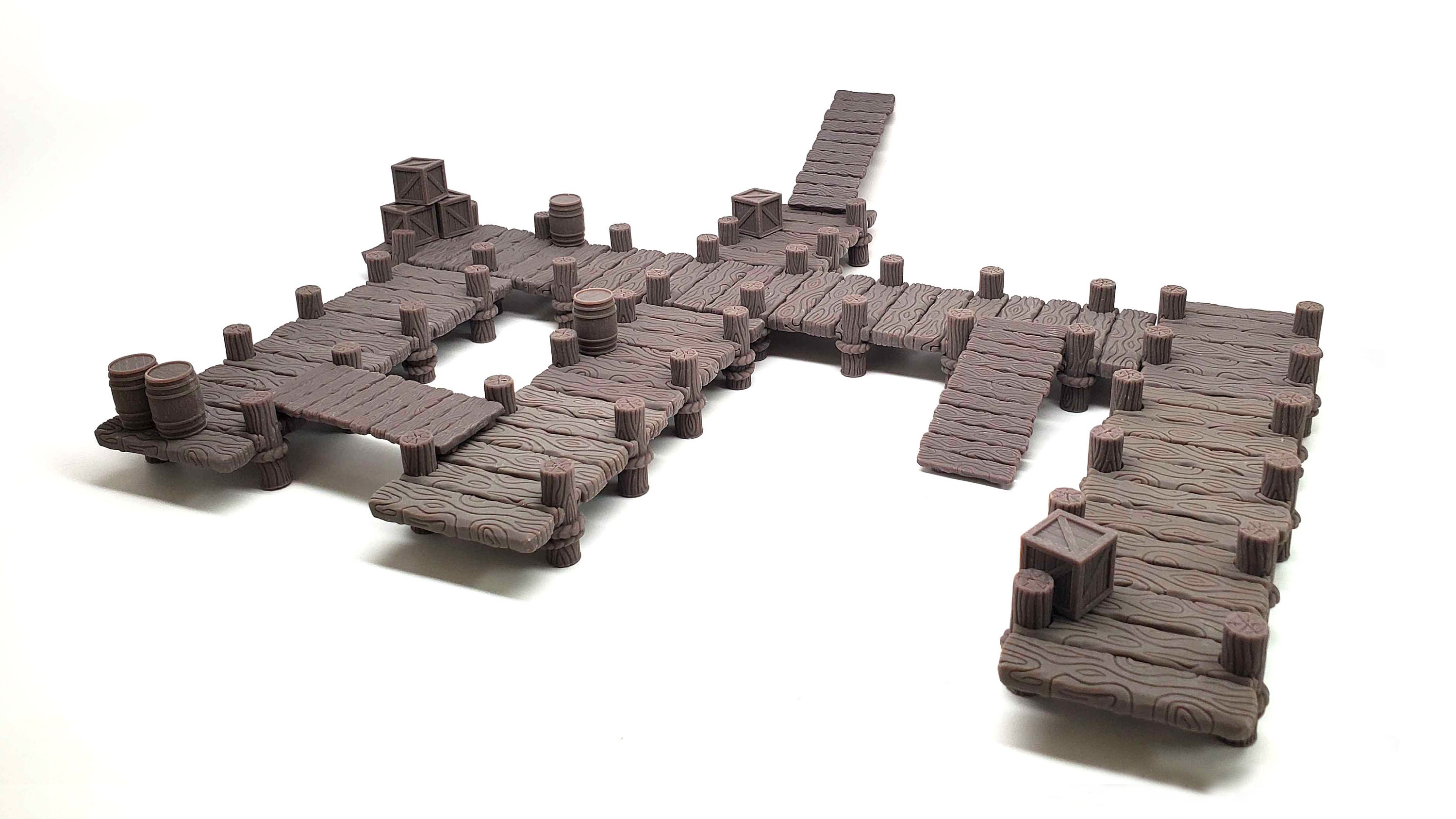 Dnd Modular Docks, Gaming Miniatures - 28mm - Etsy
