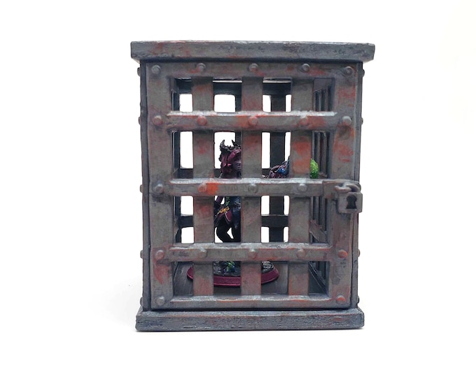 Cages RPG Miniature Furniture 3D Printed 28mm Scatter Terrain Tabletop ...