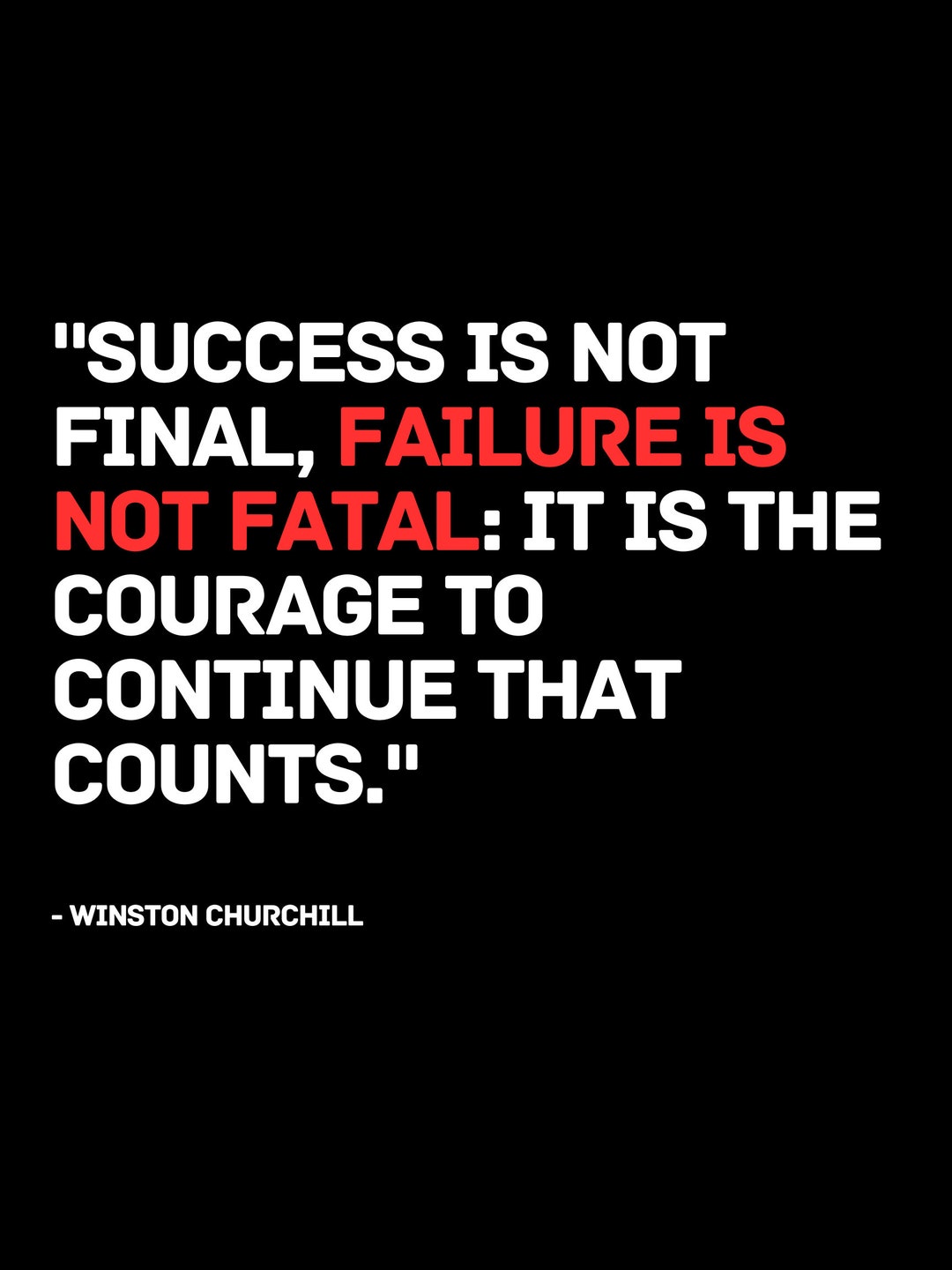 Failure is Not Fear Motivational Poster - Etsy