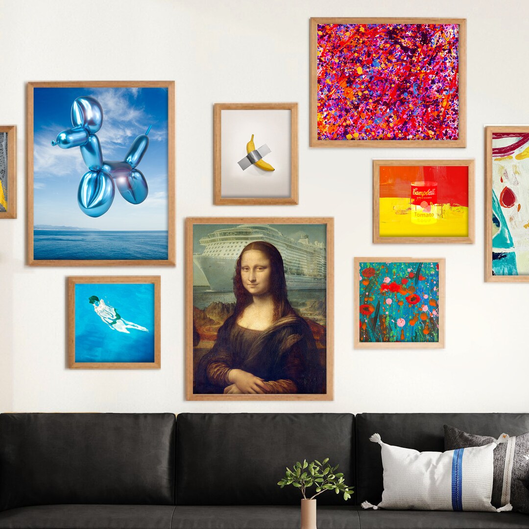 Printable Modern Art Pop Art Wall Decor Vivid Colors Set of 10 Wall Art ...