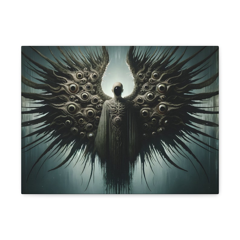 Divine Terror Premium Canvas Gallery Wrap - Etsy