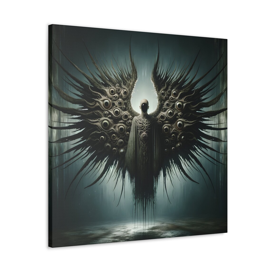 Divine Terror Premium Canvas Gallery Wrap - Etsy