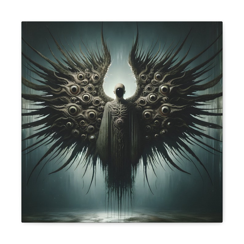 Divine Terror Premium Canvas Gallery Wrap - Etsy
