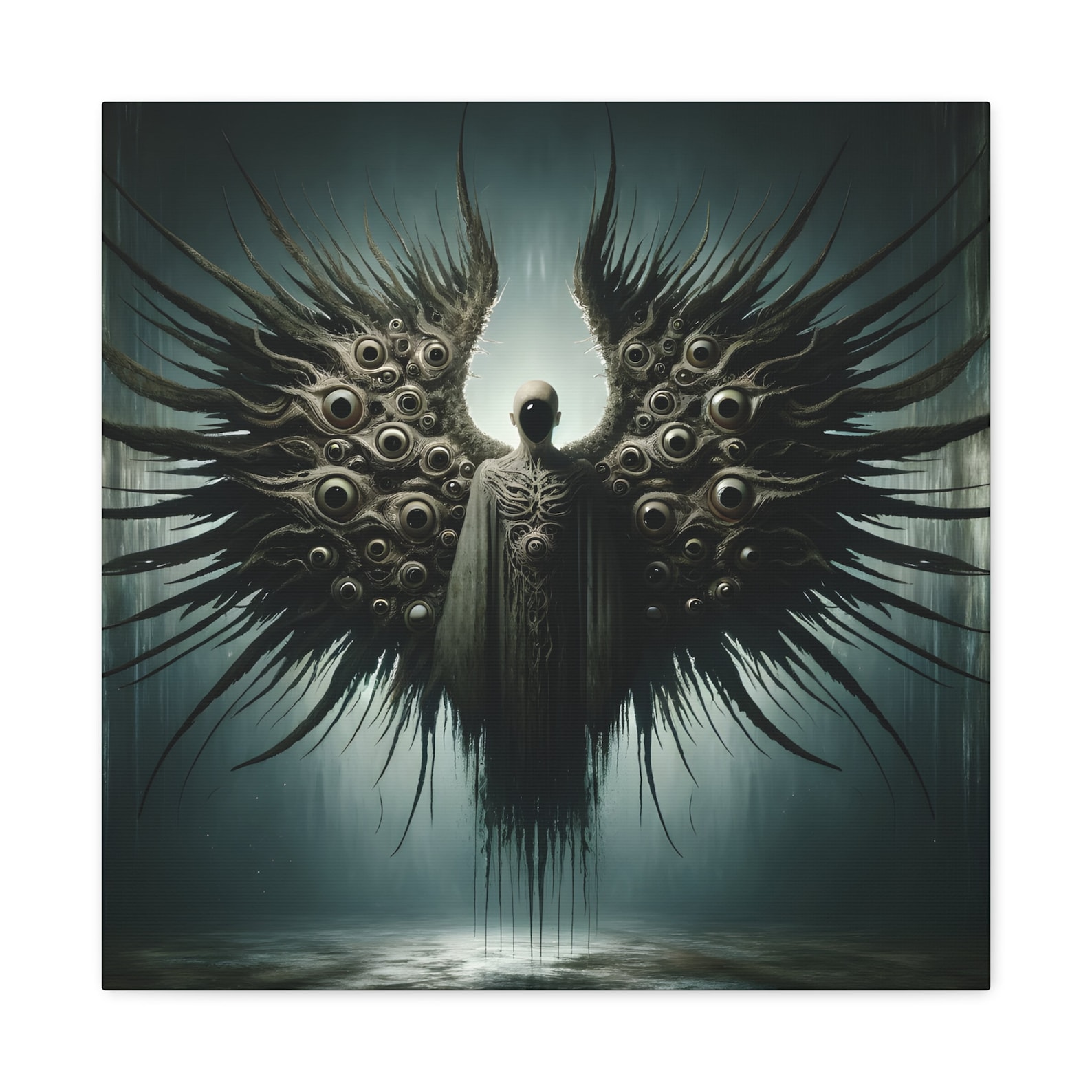 Divine Terror Premium Canvas Gallery Wrap - Etsy