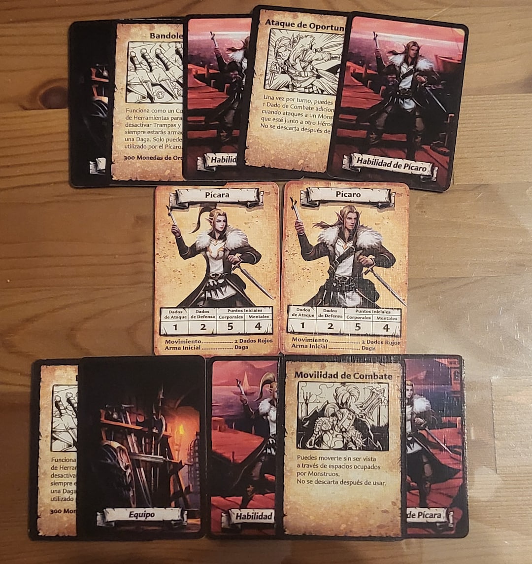Cards in Spanish or Italian From the Picaros, the Rogue Heir of ...