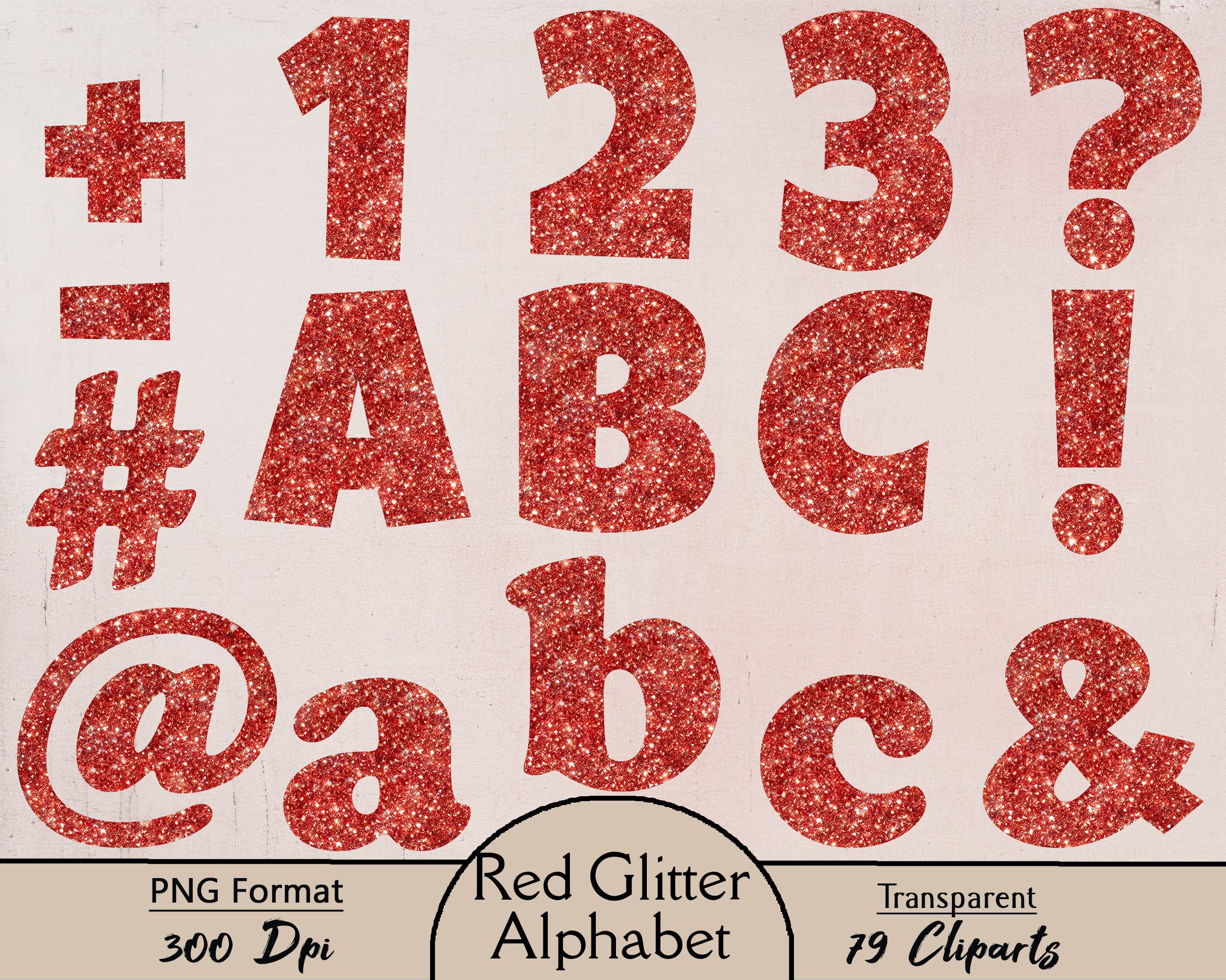 Red Glitter Alphabet, 79 PNG Cliparts, Glitter Alphabet, Numbers ...