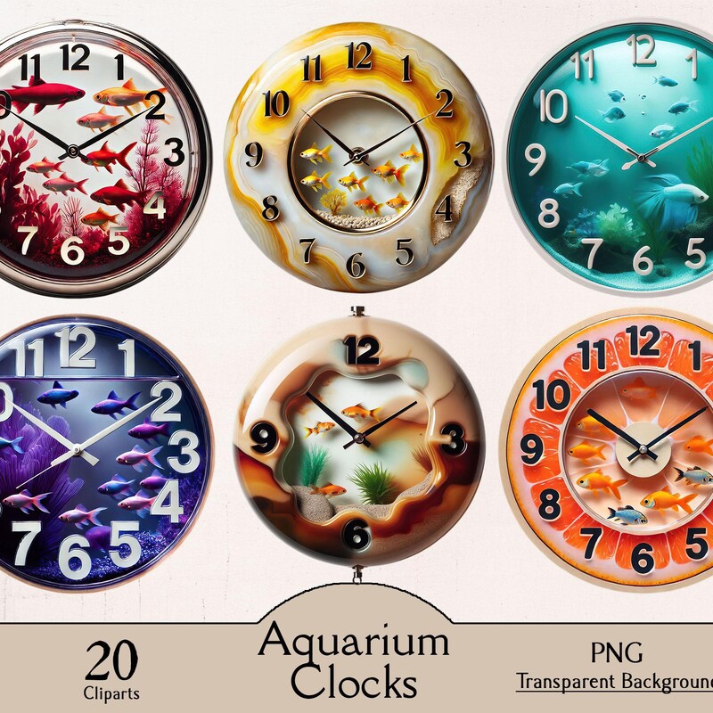 Fish Clock - Etsy