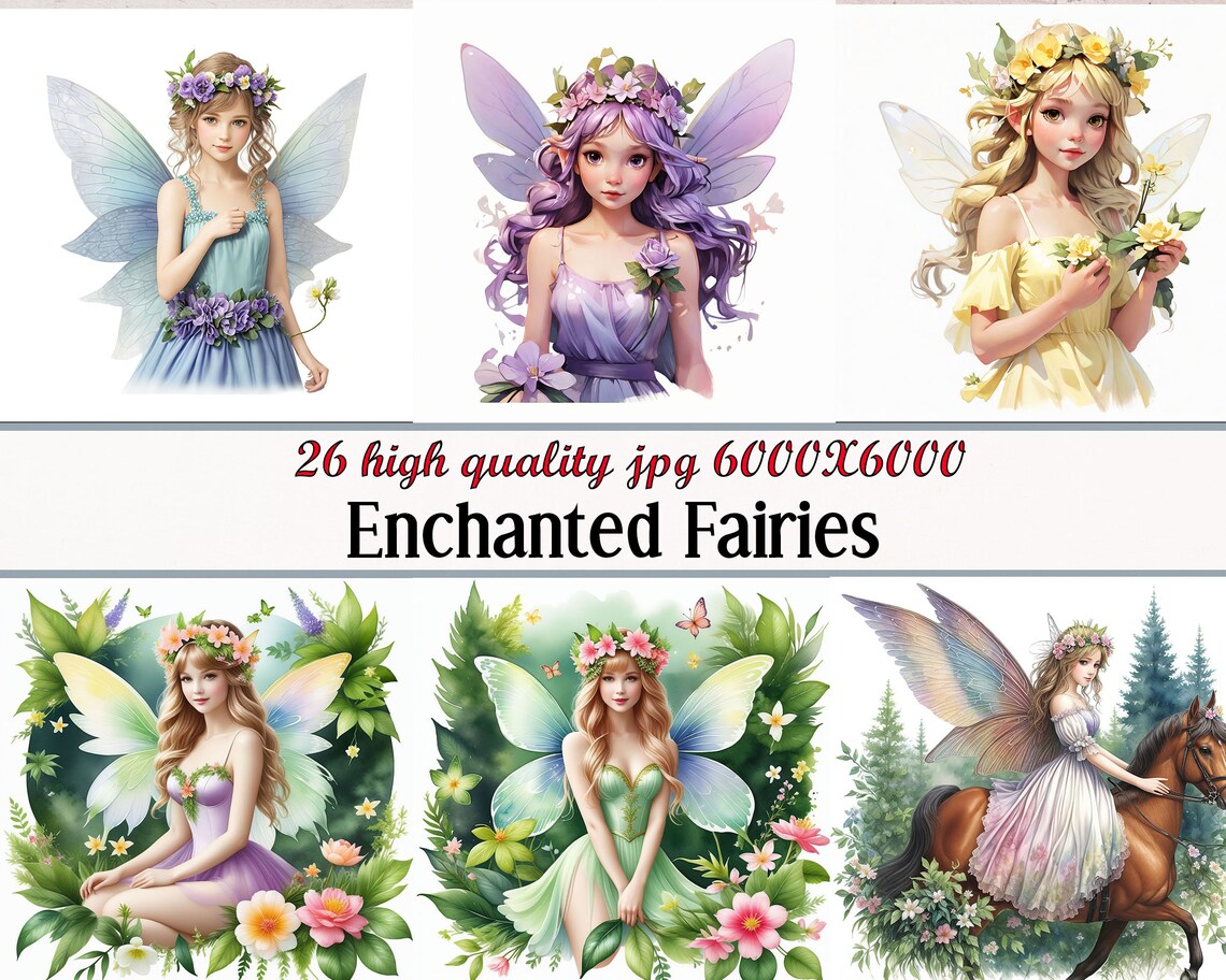 Enchanted Fairies, 26 High Quality, Jpg Images, Fantasy, Fairy, Tale ...