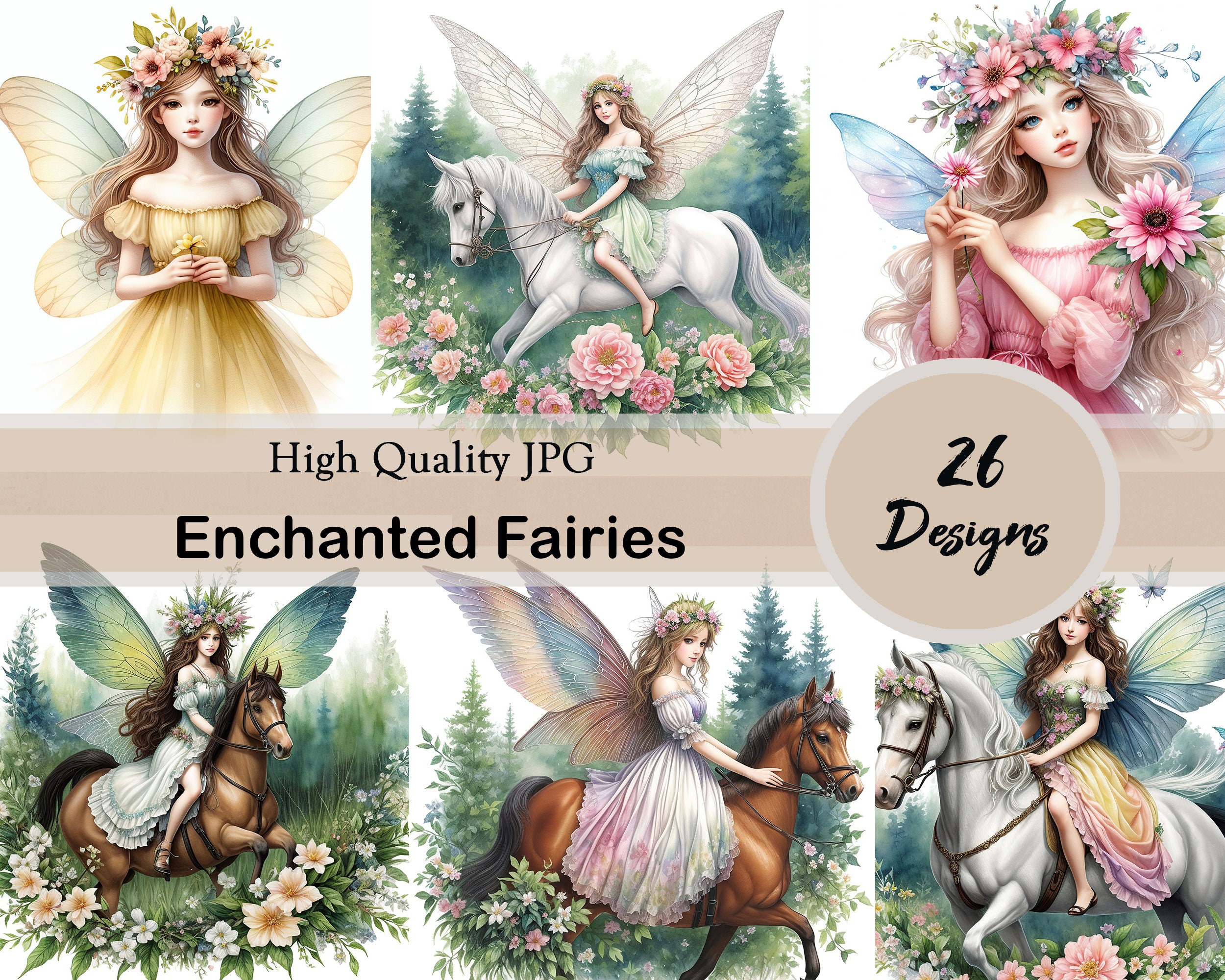 Enchanted Fairies, 26 High Quality, Jpg Images, Fantasy, Fairy, Tale ...