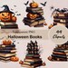 Halloween Books, 44 PNG Cliparts, Spooky, Magic Books, Clipart, Digital ...