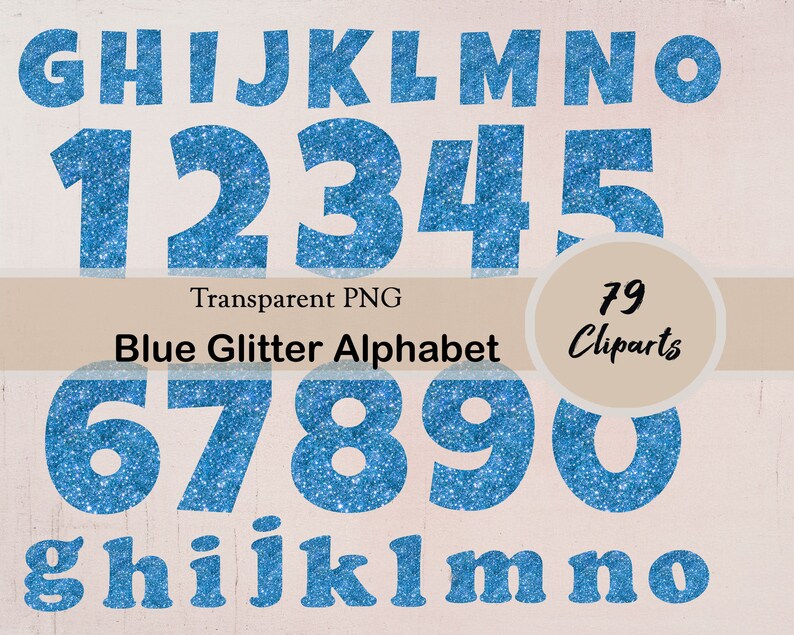 Blue Glitter Alphabet, 79 PNG Cliparts, Glitter Alphabet, Numbers ...