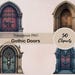 Gothic Doors, 50 PNG Cliparts, Fantasy Wooden Doors, Dungeon Entrance ...