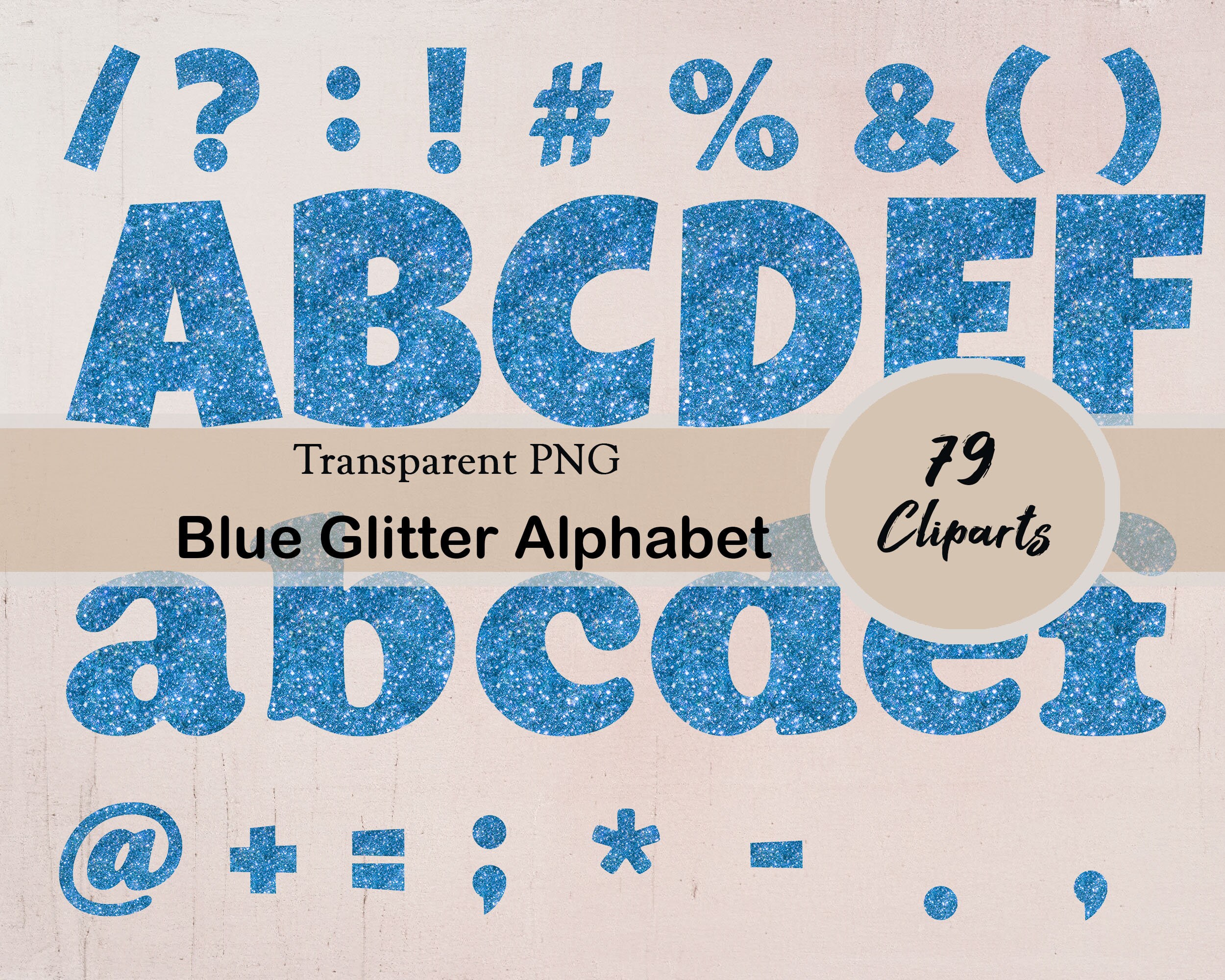 Blue Glitter Alphabet, 79 PNG Cliparts, Glitter Alphabet, Numbers ...