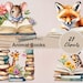 Animal Books, 27 PNG Cliparts, Animal Books, Animal Reading Book ...