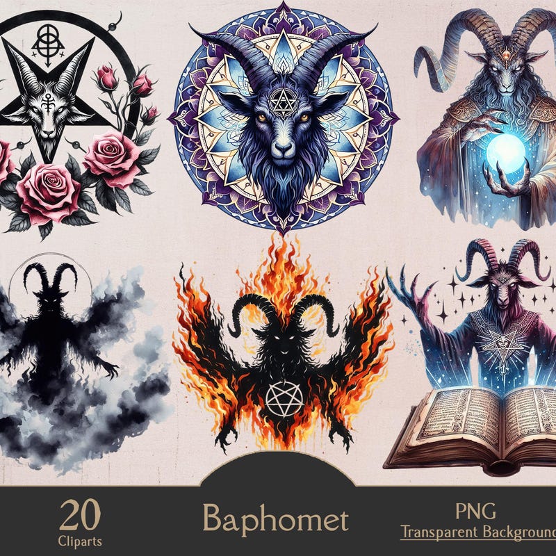 Baphomet Stencils - Etsy