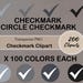 Checkmark Clipart, 100 Colors, 200 Cliparts, Rainbow Colors, School ...