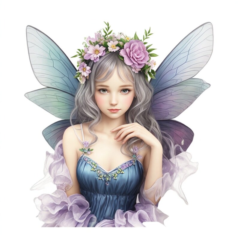 Enchanted Fairies, 26 High Quality, Jpg Images, Fantasy, Fairy, Tale, Digital, Download, Clipart ...