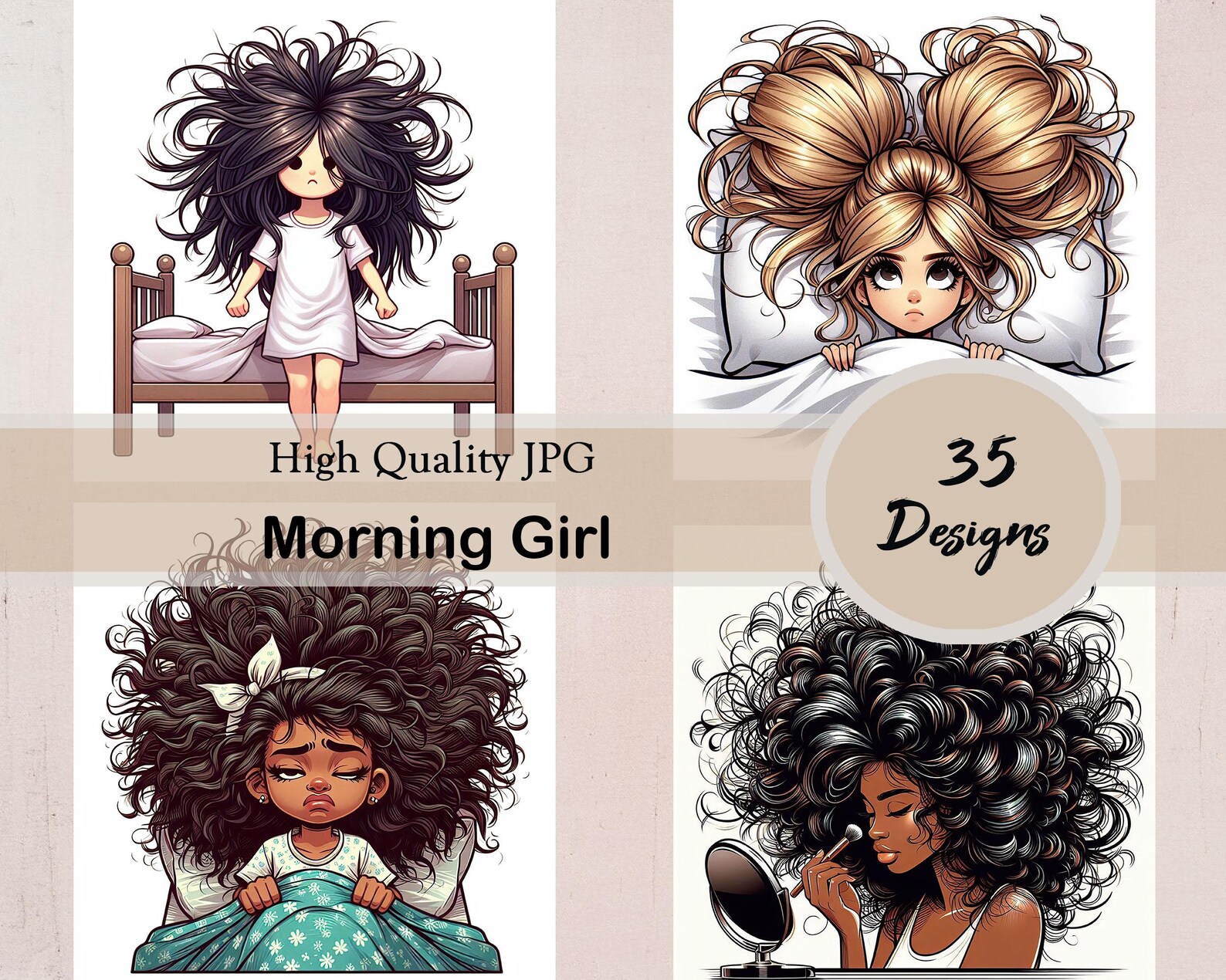 Morning Girl, 35 JPG Images, Waking up Girl, Quirky Girl, Cute Girl ...