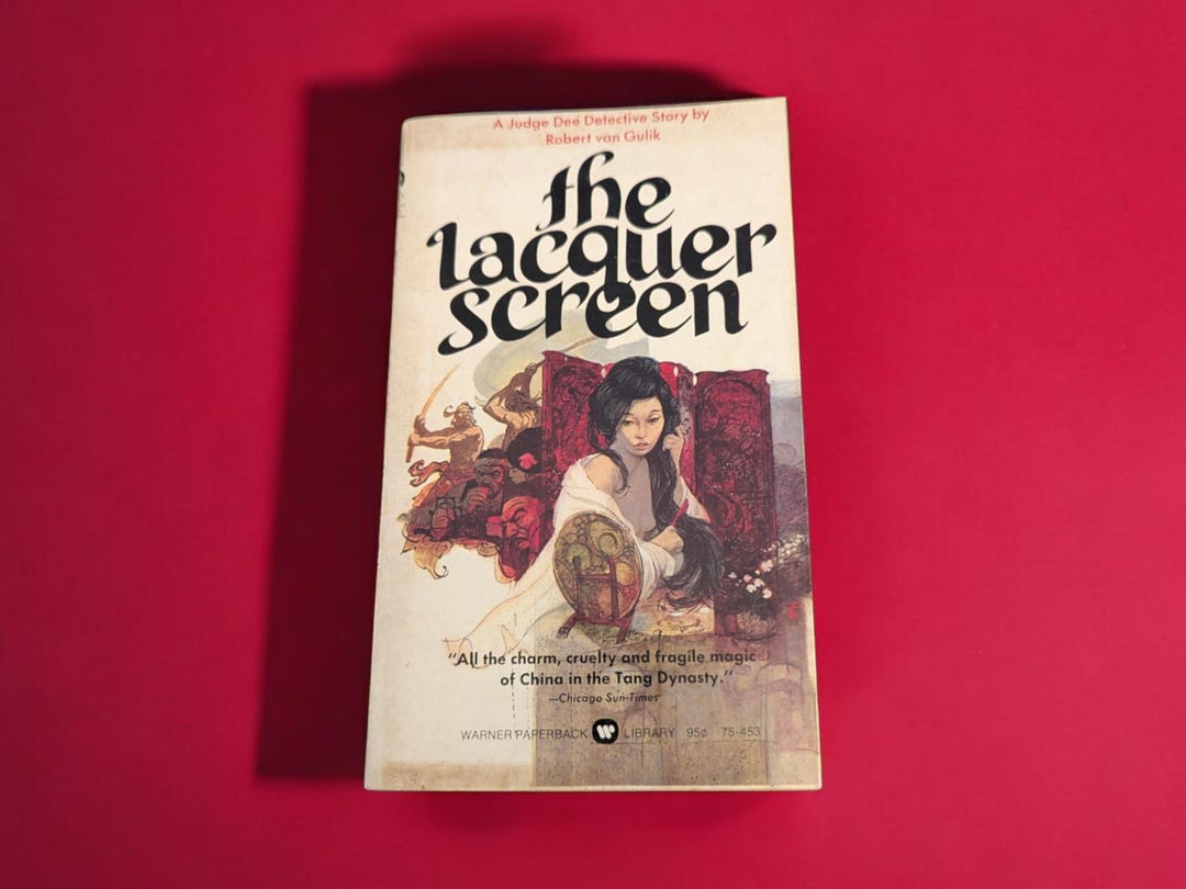 The Lacquer Screen a Judge Dee Chinese Mystery by Robert Van Gulik 1974 ...