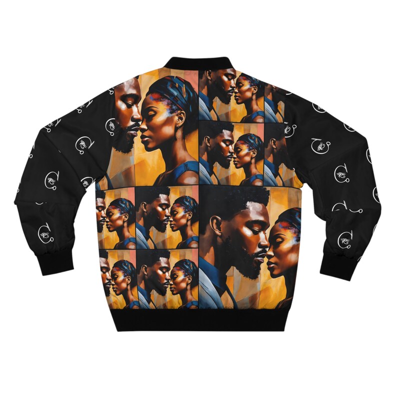 Men's Abstract Art Bomber Jacket by Cypher Couture - Etsy