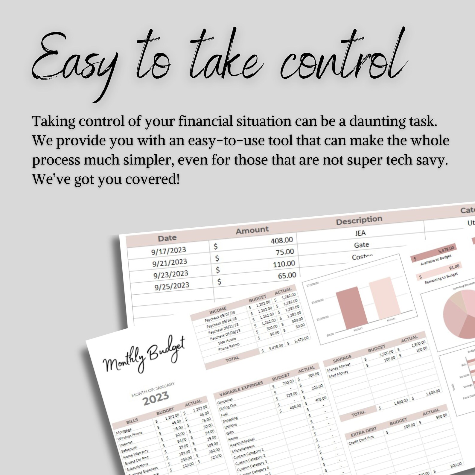 Budget Spreadsheet Monthly Budget Monthly Budget - Etsy