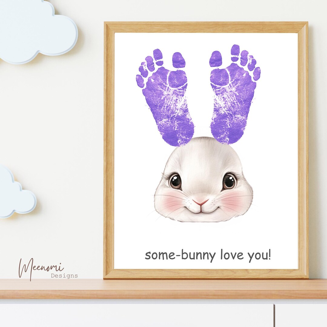Easter Bunny Handprint | Handprint Art for Kids | Easter Bunny ...
