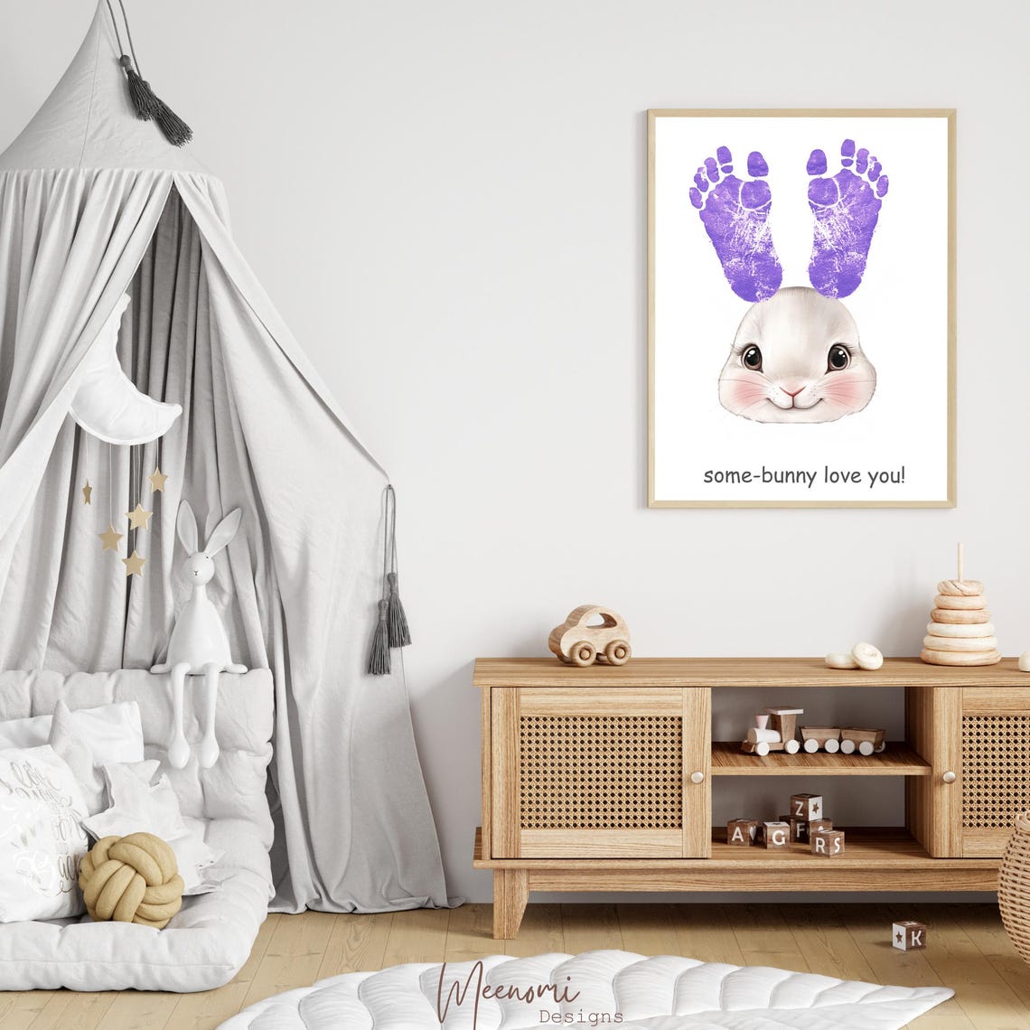 Easter Bunny Handprint | Handprint Art for Kids | Easter Bunny ...
