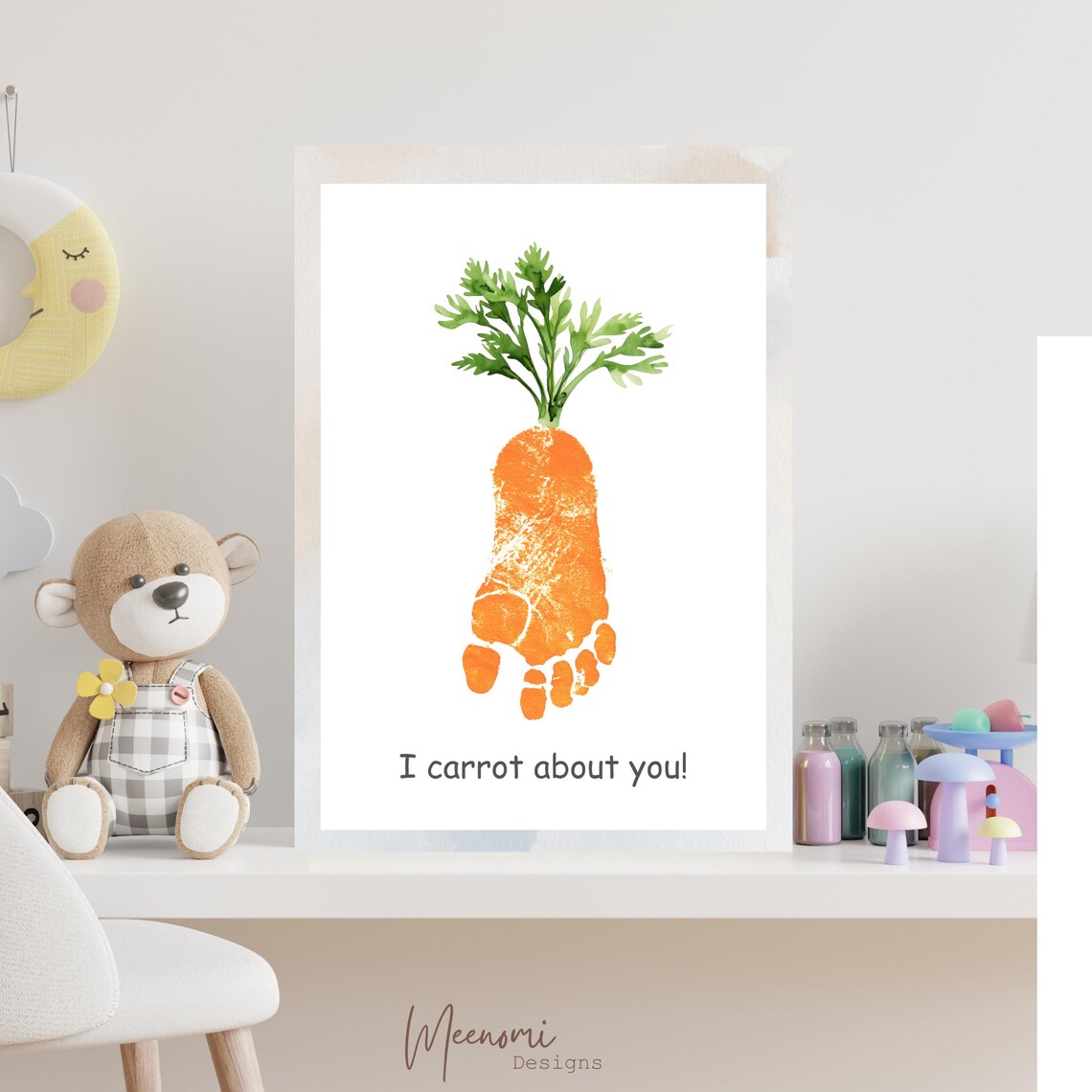 Easter Carrot Handprint | Handprint Art for Kids | Easter Craft ...