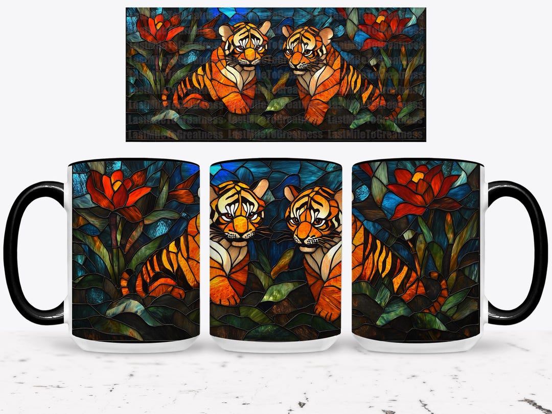 Tiger Mug PRINT Tiger Coffee Mug Tiger Gifts for Her Tiger Gifts for ...