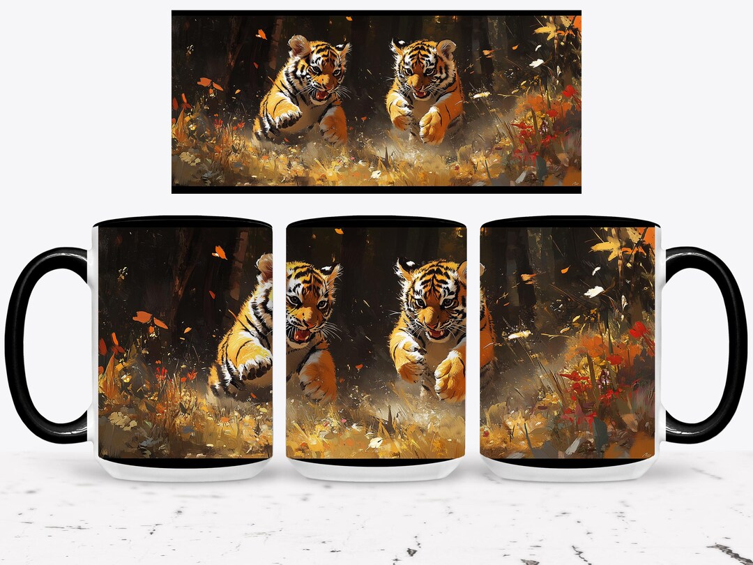 Tiger Mug PRINT Tiger Coffee Mugs Tiger Gifts for Her Tiger Gifts for ...