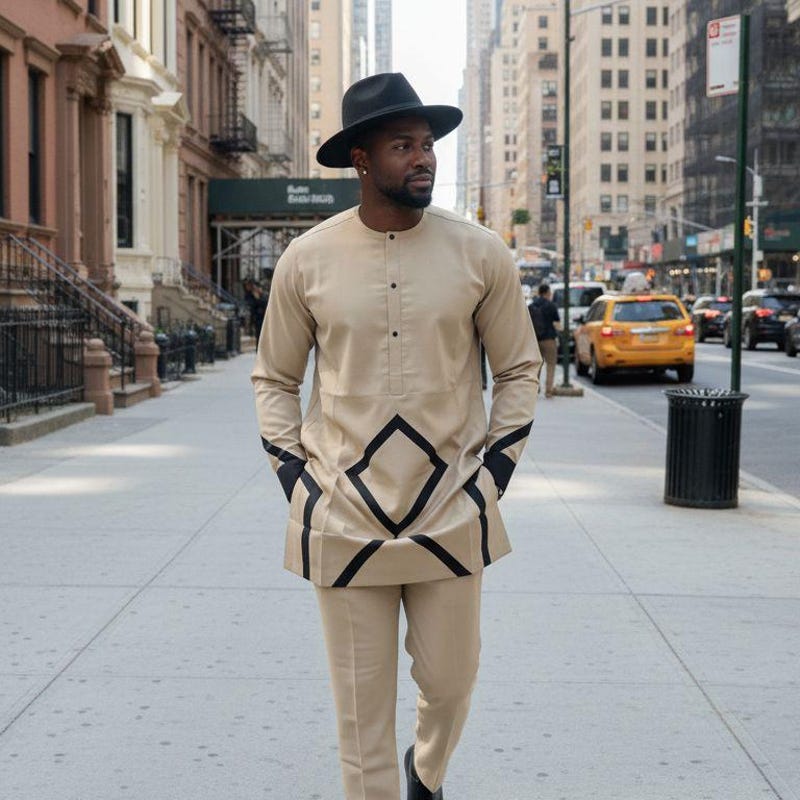 African Men Outfit Set - Etsy