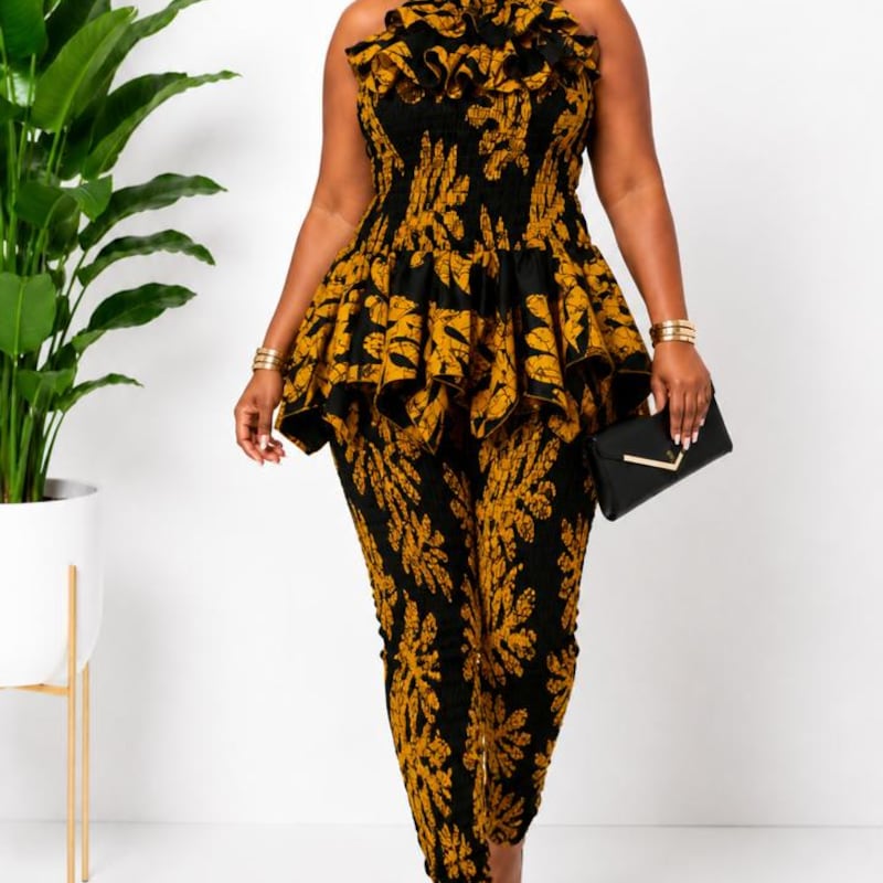 Peplum African Print - Etsy