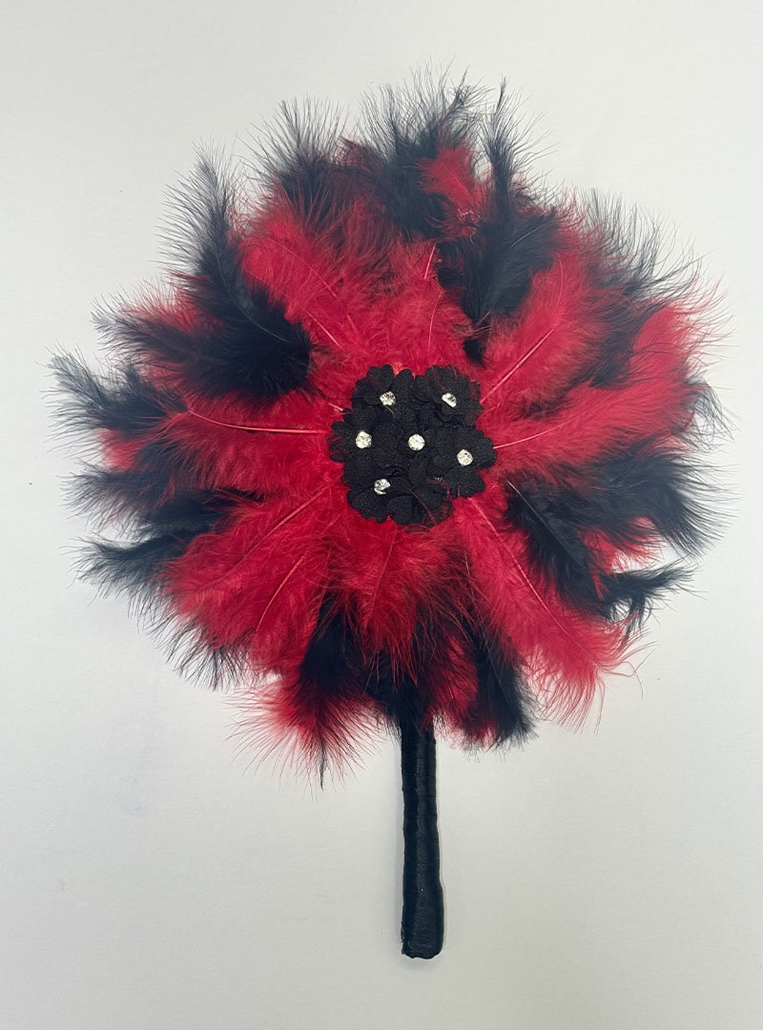 Feather Fan Bridal Pear Fan Traditional Custom Wedding Fan - Etsy