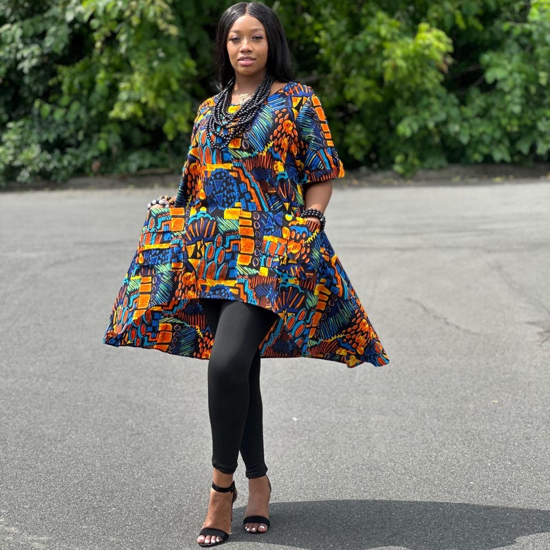 African Print Top - Etsy