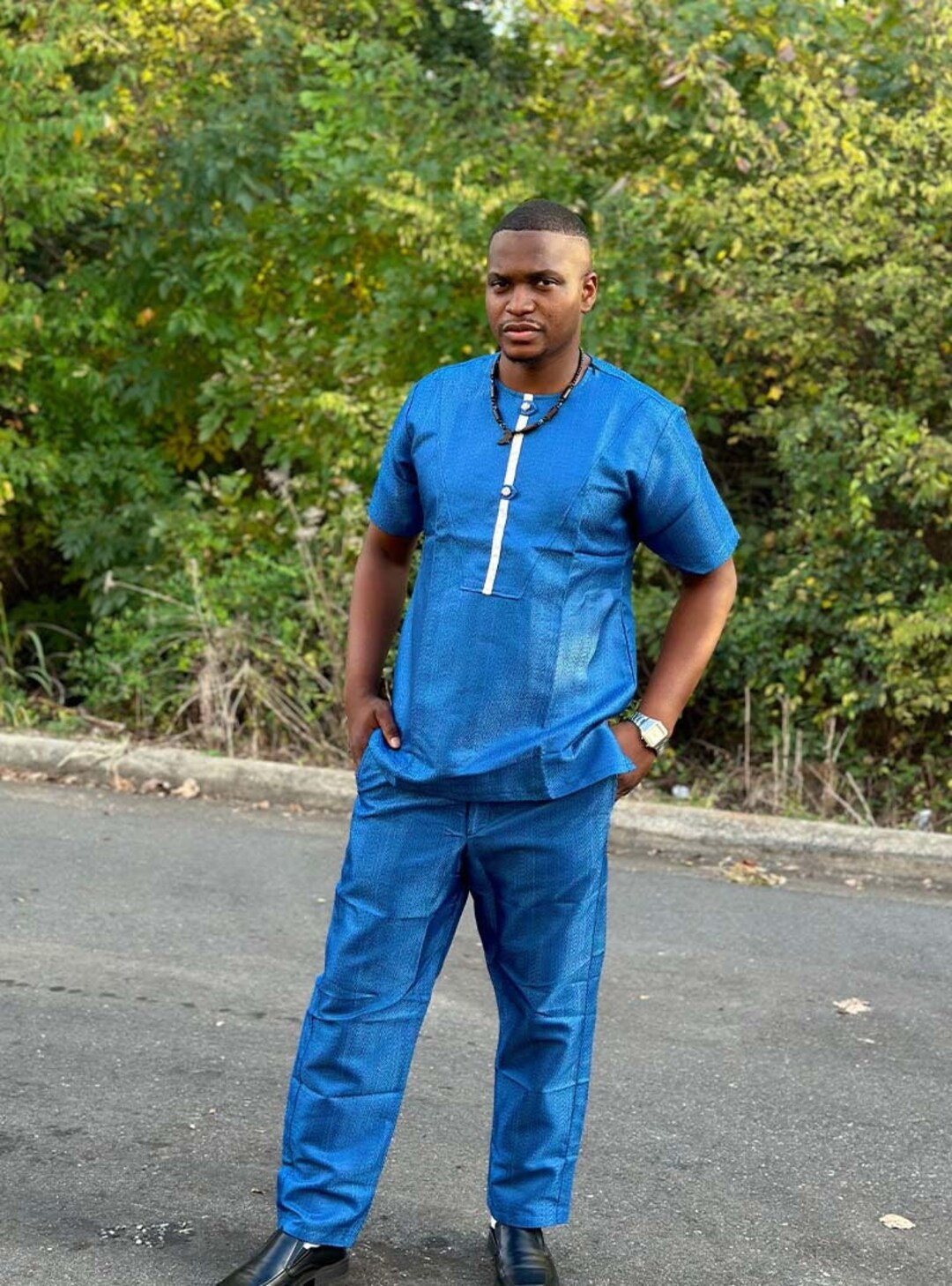 Men's 2-piece African Wear Matching Pant African Clothes for Men ...